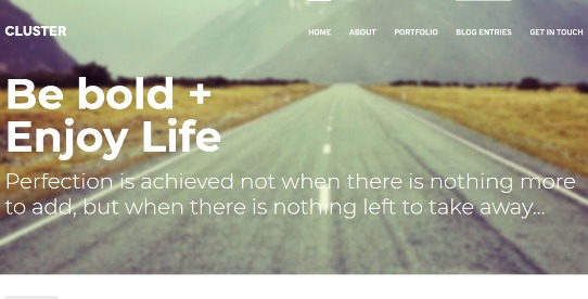 Cluster – A Bold Portfolio WordPress Theme 2.0.4 – WPAdictos