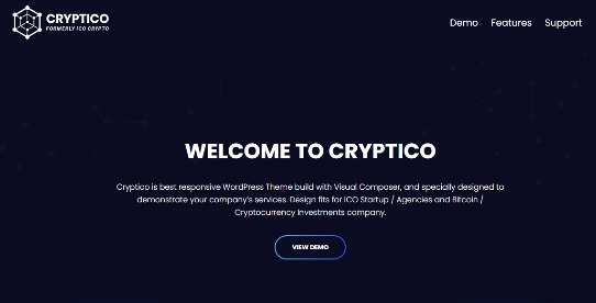 Cryptico – ICO Crypto Landing & Cryptocurrency WordPress Theme 1.4.16 – WPAdictos