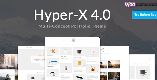 HyperX – Responsive WordPress Portfolio Theme 4.9.9.4 – WPAdictos