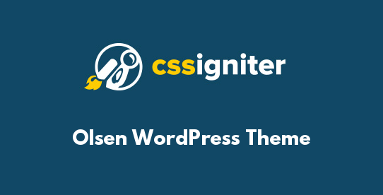 CSS Igniter Olsen WordPress Theme 2.8.5 – WPAdictos