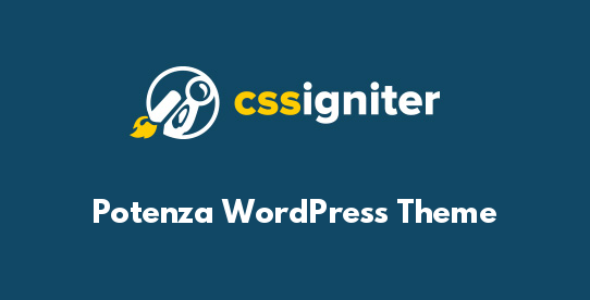 CSS Igniter Potenza WordPress Theme 1.2.2 – WPAdictos