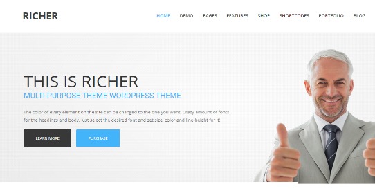 Richer – Responsive Multi-Purpose Theme 3.2.5 – WPAdictos